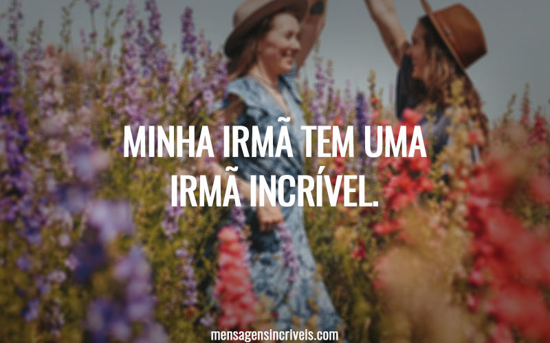 Minha Irmã Tem Uma Irmã Incrível