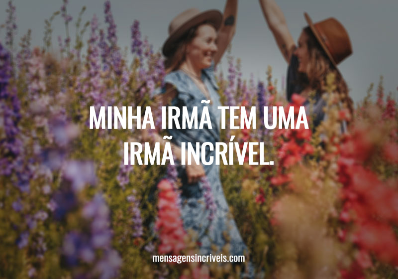 Minha Irmã Tem Uma Irmã Incrível